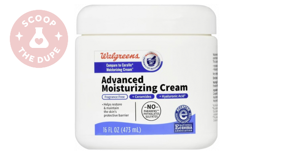 Best Walgreens Advanced Moisturizing Cream Fragrance Free Dupes