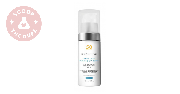 Best SkinCeuticals Clear Daily Soothing UV Defense Sunscreen SPF 50 Dupes
