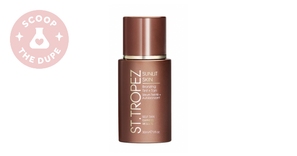 Best St. Tropez Sunlit Skin Bronzing Tint and Self Tan Face Serum Dupes